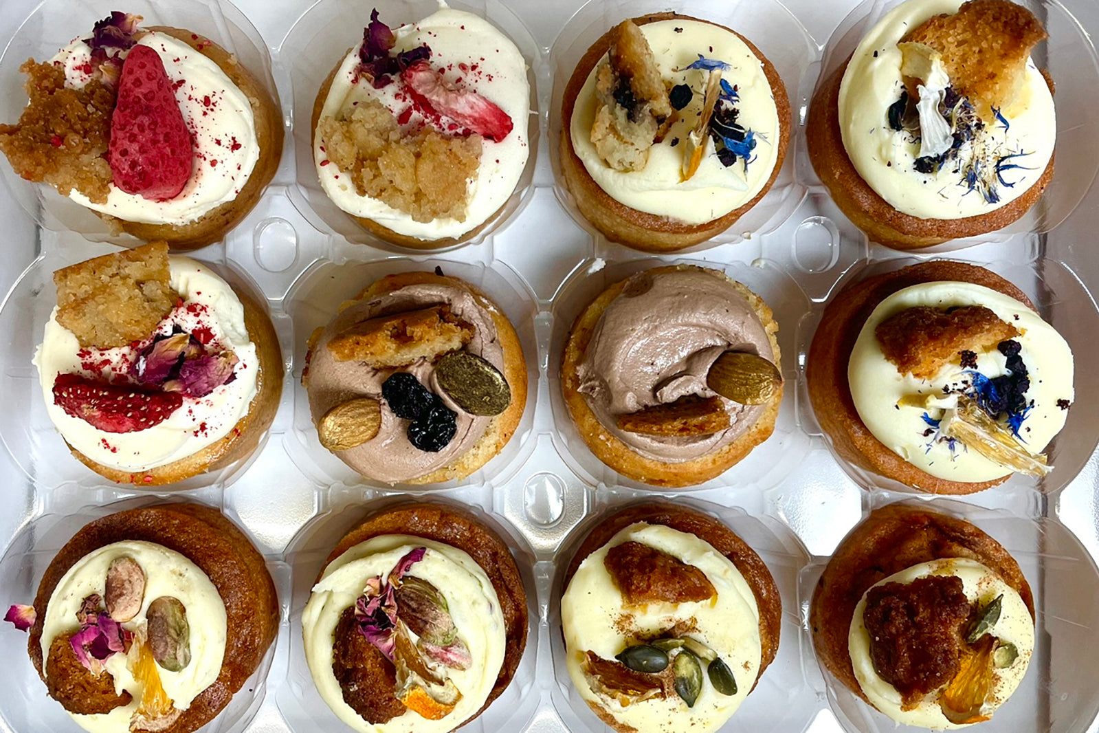 The Variety Single Mini Cake Box | LUMINARYBAKERY.COM – Luminary Bakery