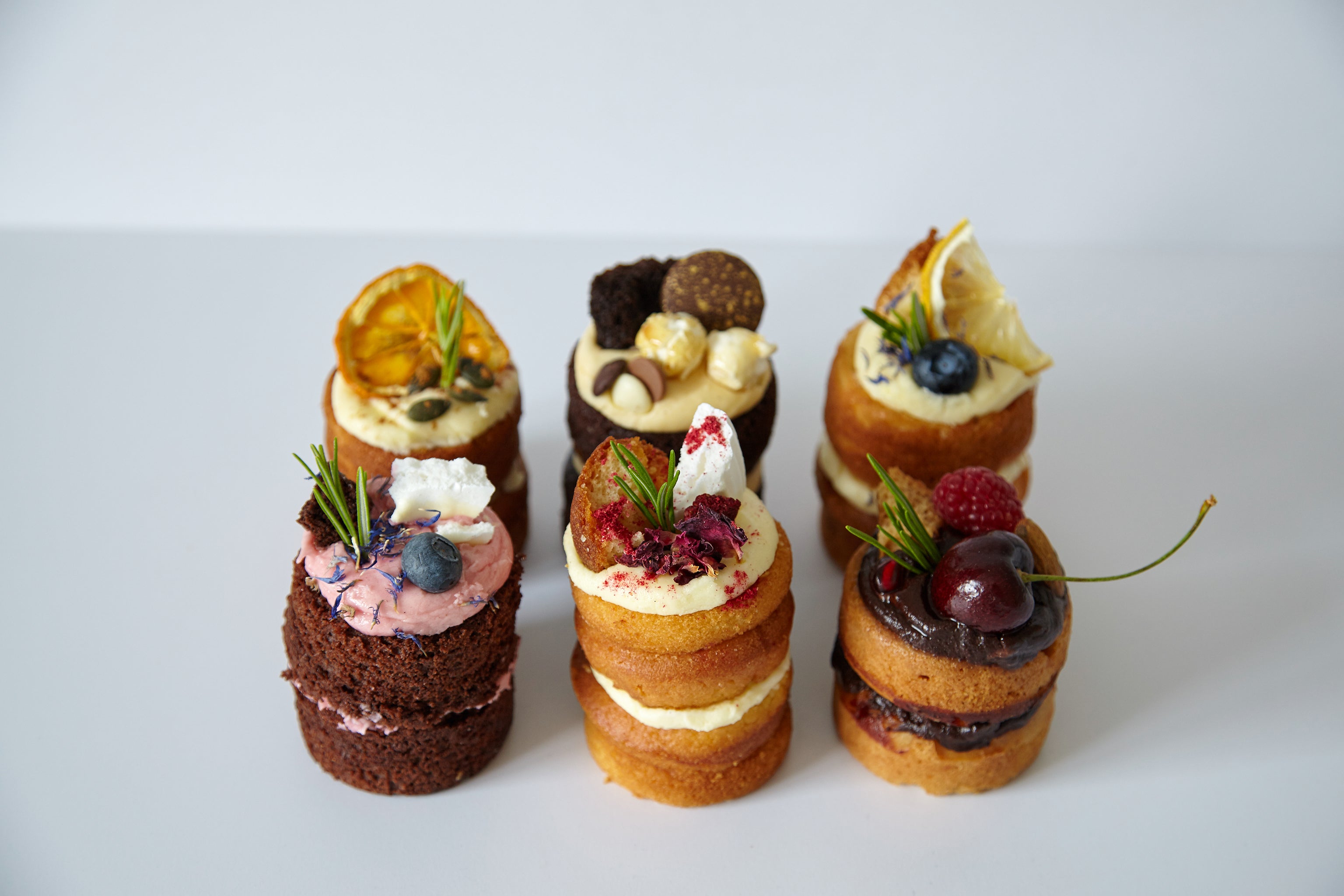The Variety Mini Cake Selection Box | LUMINARYBAKERY.COM – Luminary Bakery